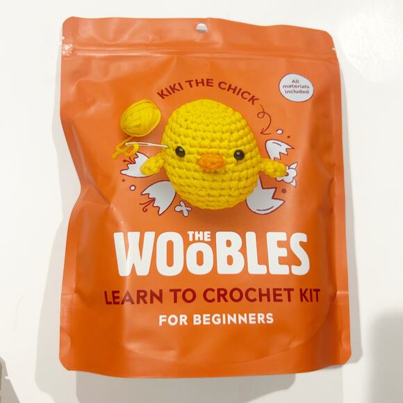 Woobles | Office | The Woobles Kiki The Chick Learn To Crochet Kit Hook ...